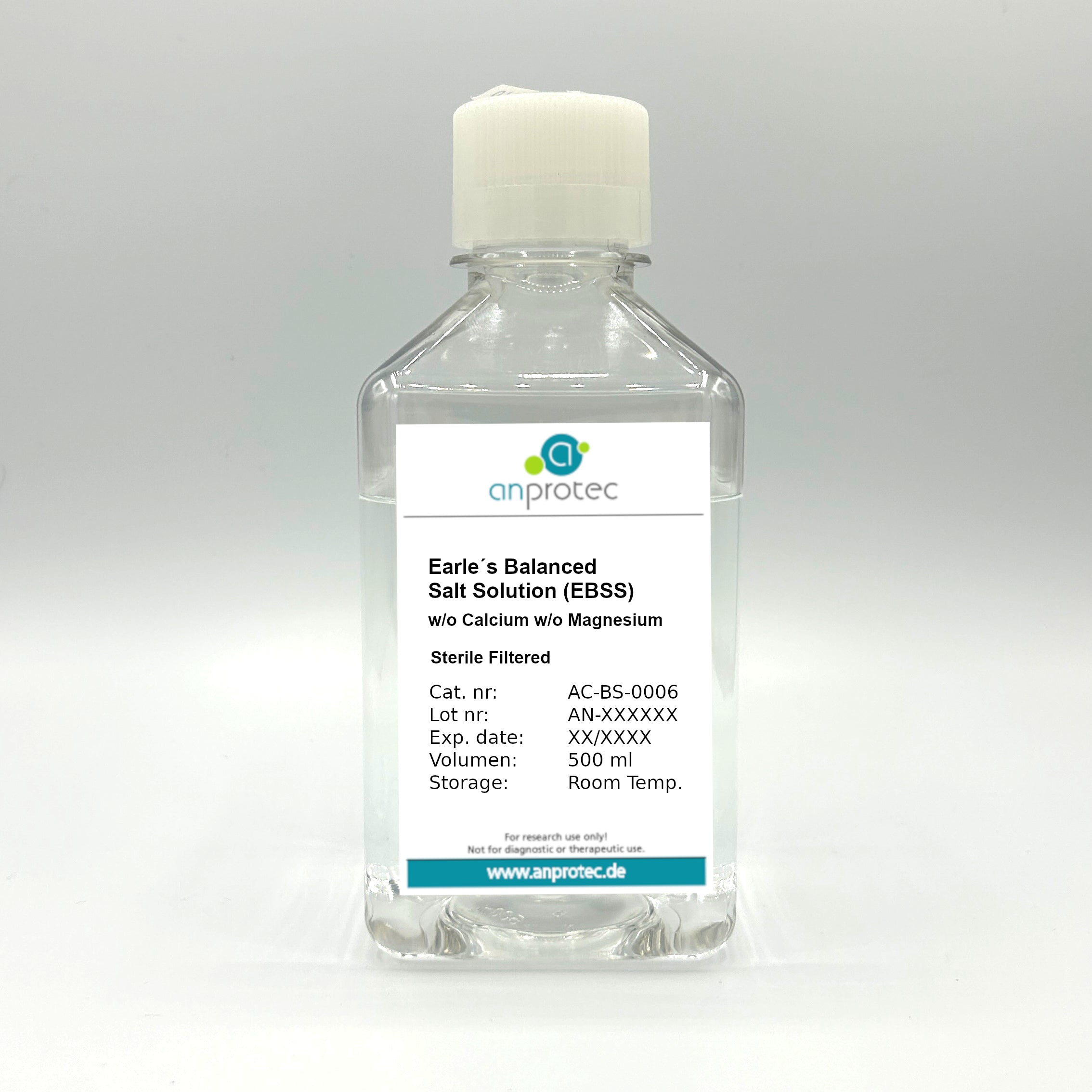 Earle's Balanced Salts Solution (EBSS) w/o Calcium w/o Magnesium – anprotec
